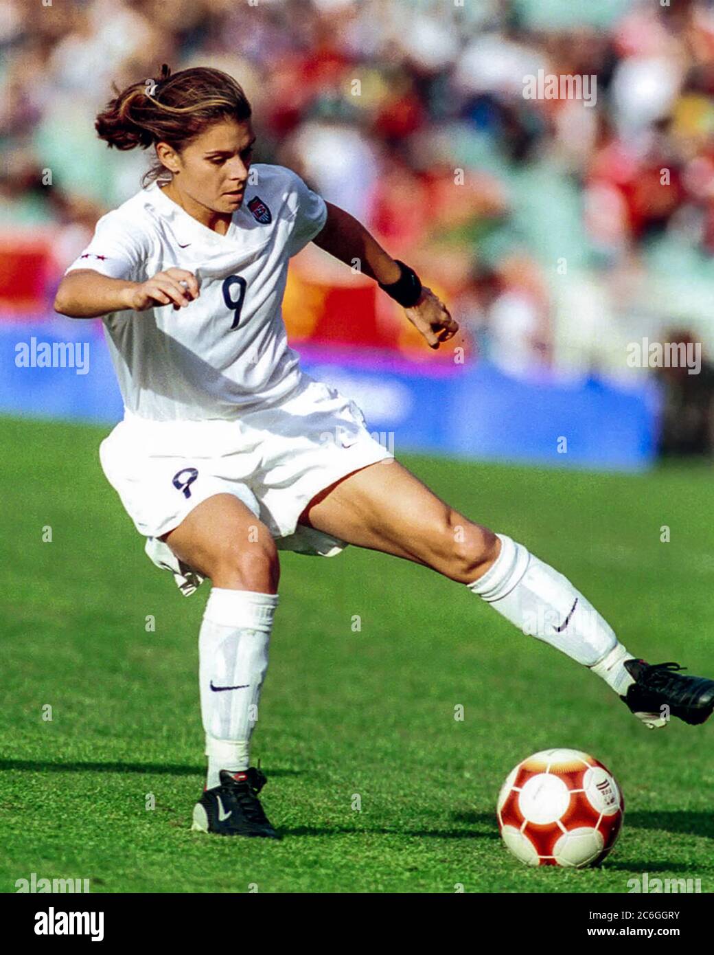 mIA hamm in action for the US WomenÕs National Team Stock Photo - Alamy
