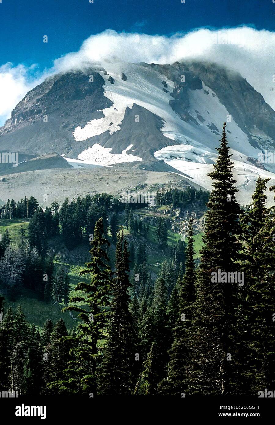 Snow capped mount Stock Photo - Alamy
