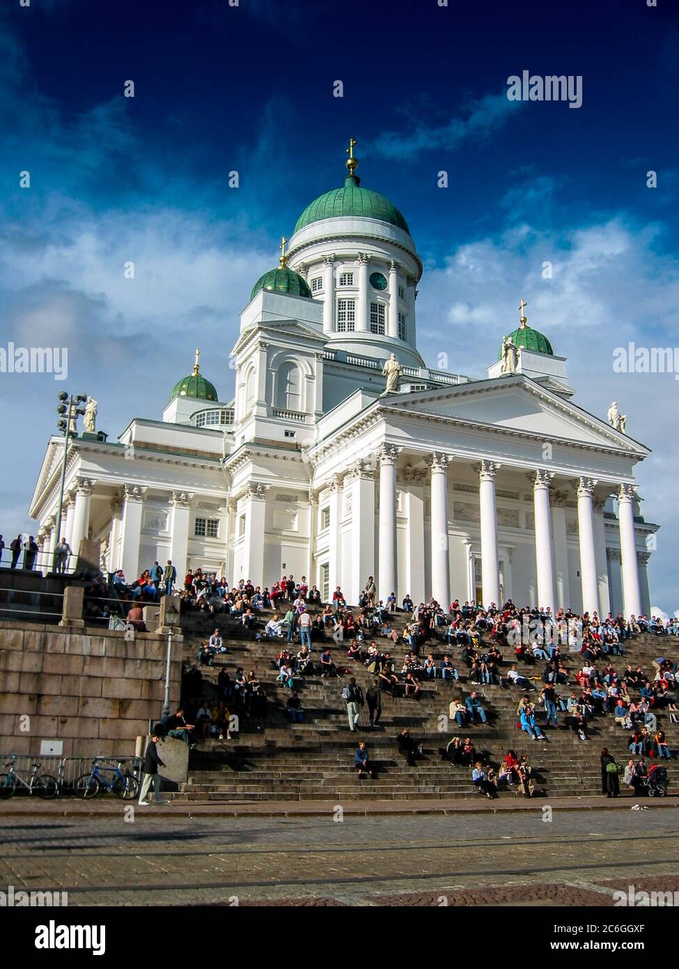 On the church steps Stock Photo - Alamy