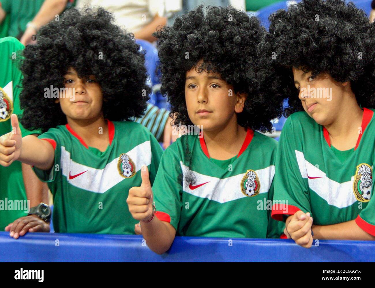 Young Mexican fans Stock Photo - Alamy