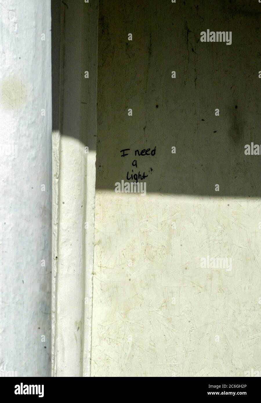 Writing on the wall Stock Photo - Alamy