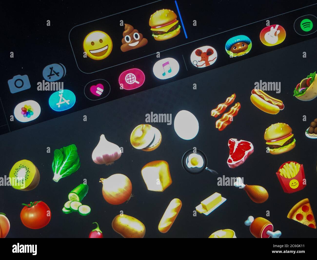 Berlin, Germany. 09th July, 2020. Different emojis are shown on a ...