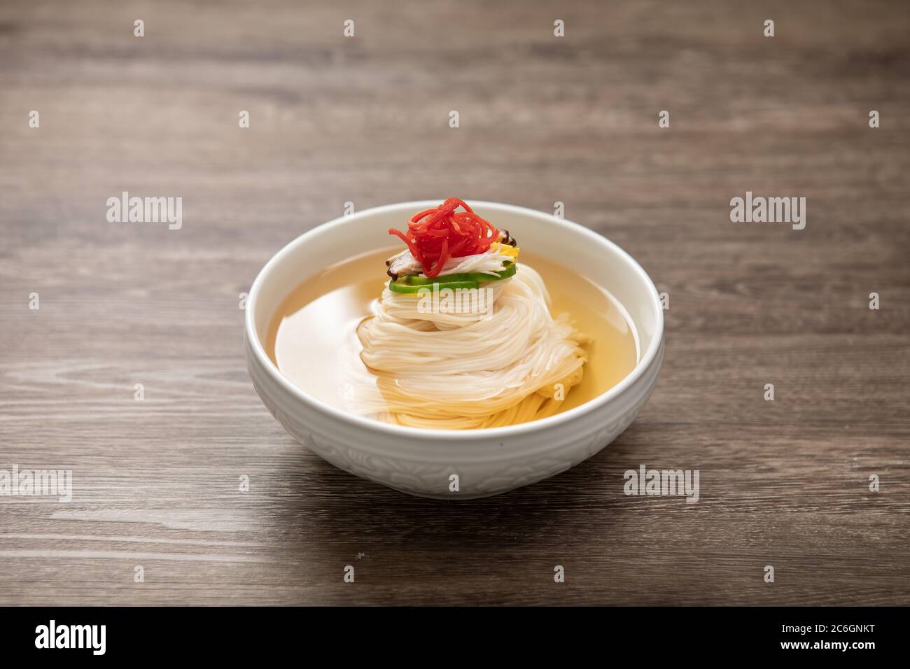 korean noodles on the table Stock Photo - Alamy