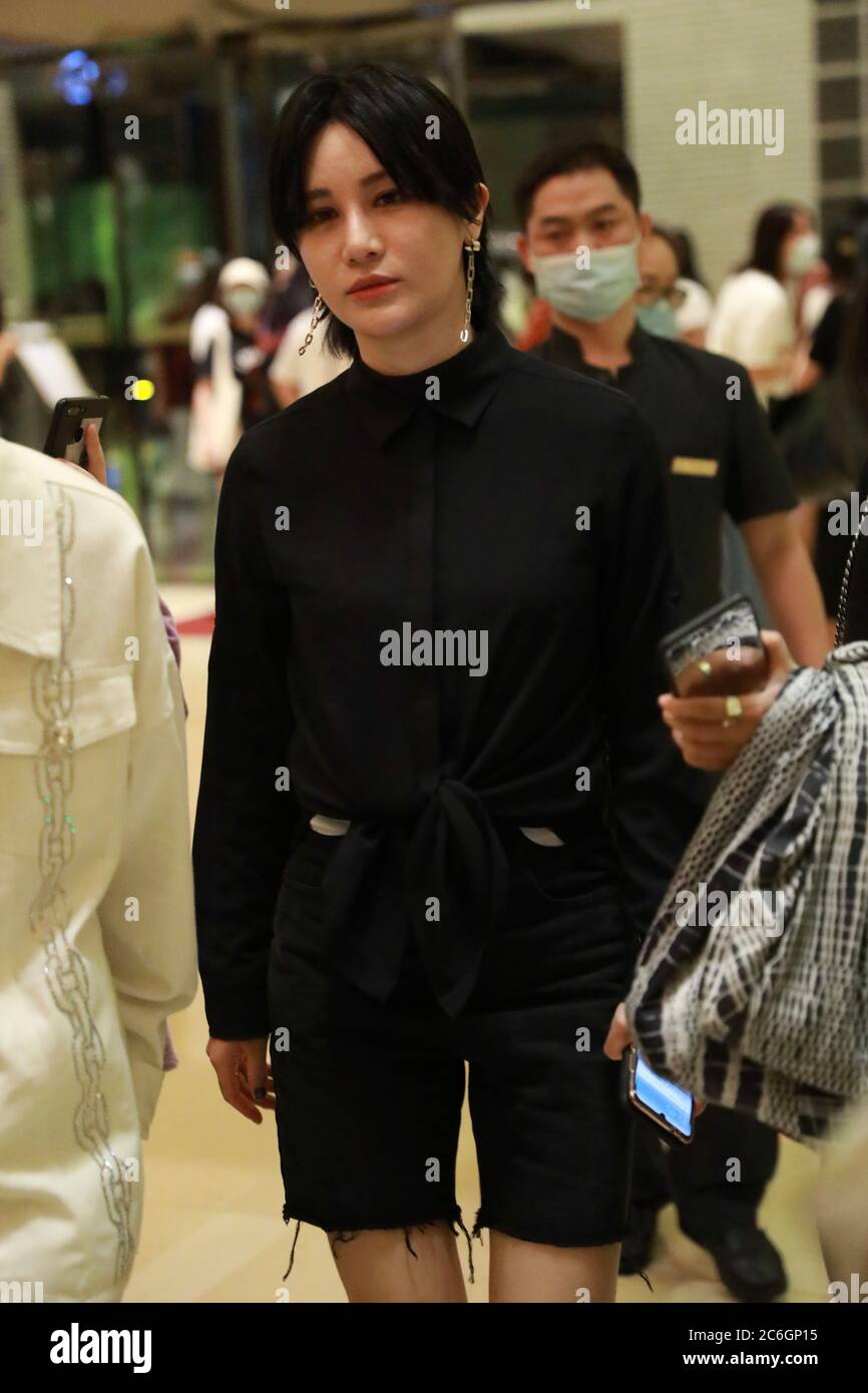 Chinese singer Shang Wenjie, also known as Laure Shang, shows up and ...