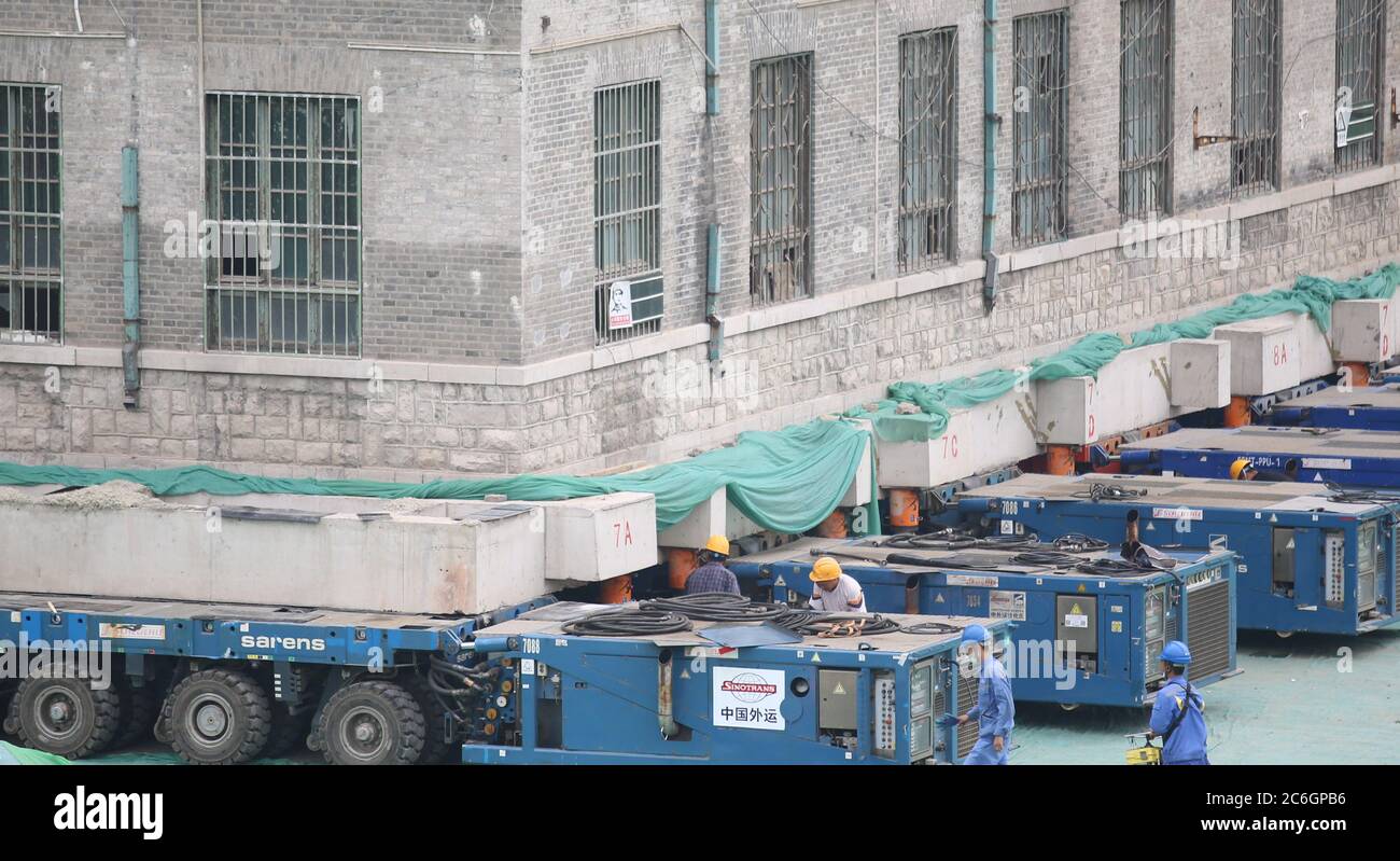 A local historic building, which is going to be totally moved 20 meters ...