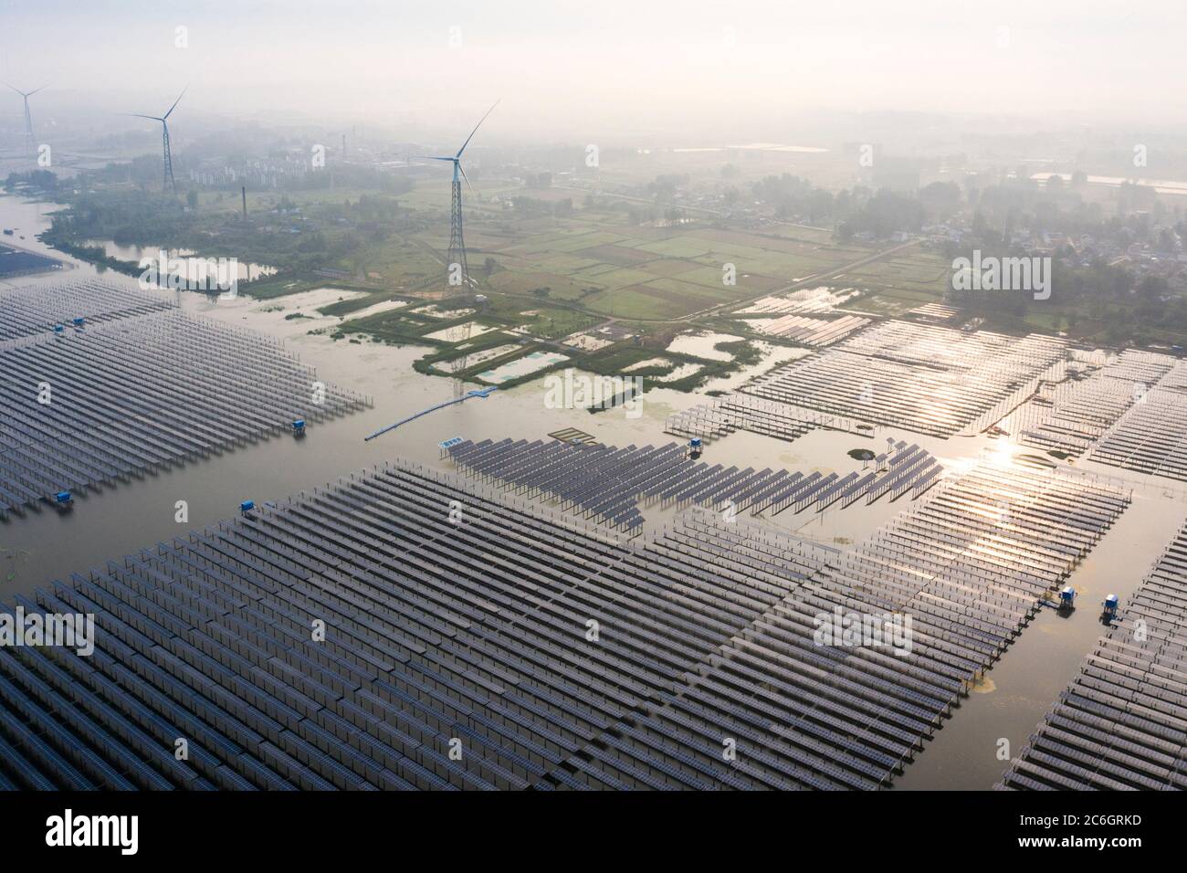 Photovoltaics lake china hi-res stock photography and images - Alamy