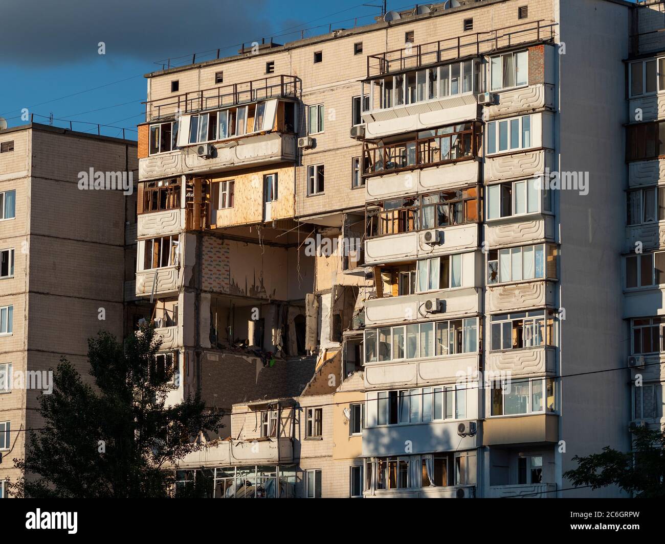 House Destroyed By Gas Explosion High Resolution Stock Photography and ...
