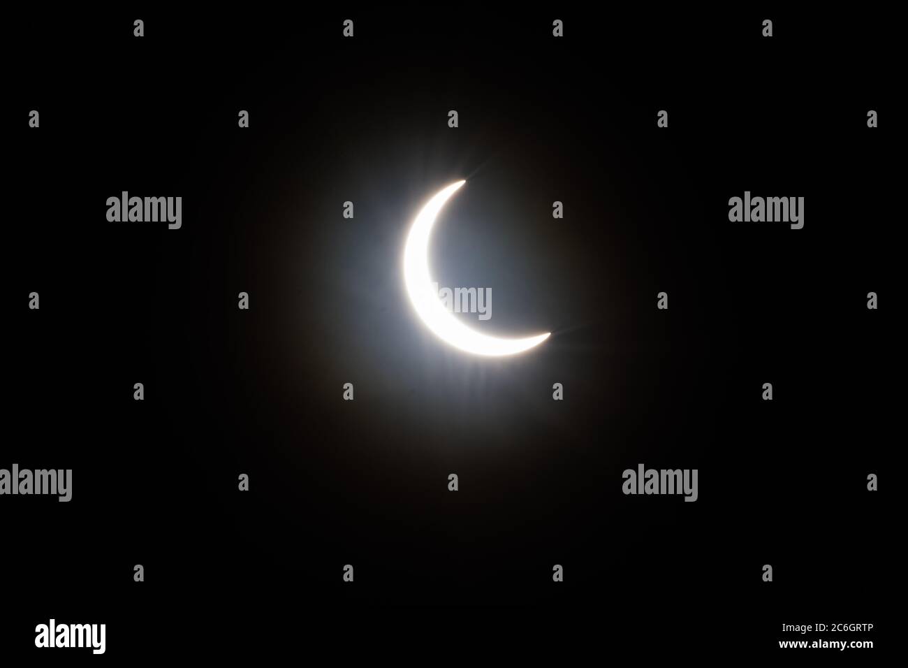A solar eclipse is captured in Guangzhou city, east China's Guangdong ...