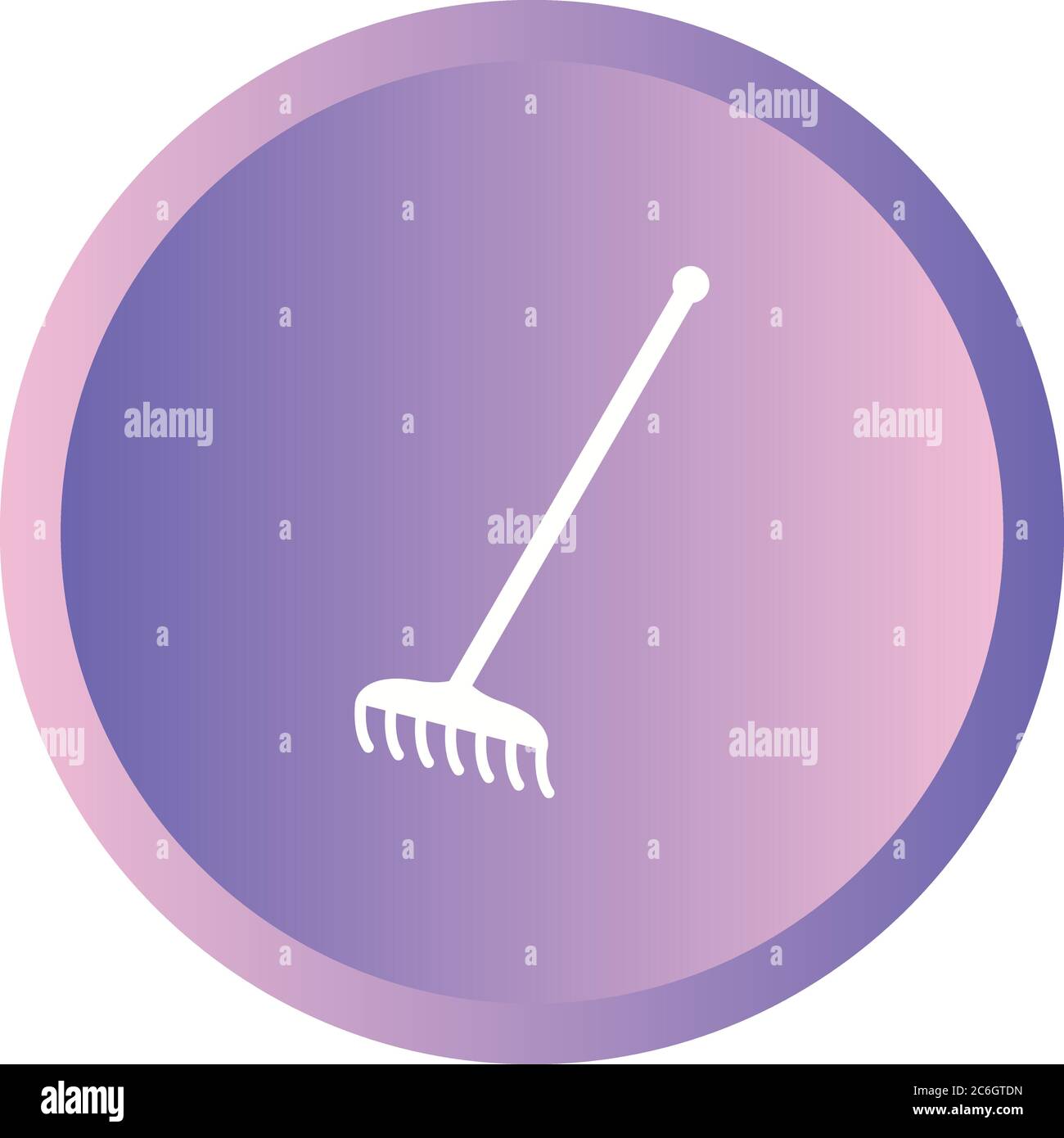 Unique Rake Vector Glyph Icon Stock Vector Image & Art - Alamy