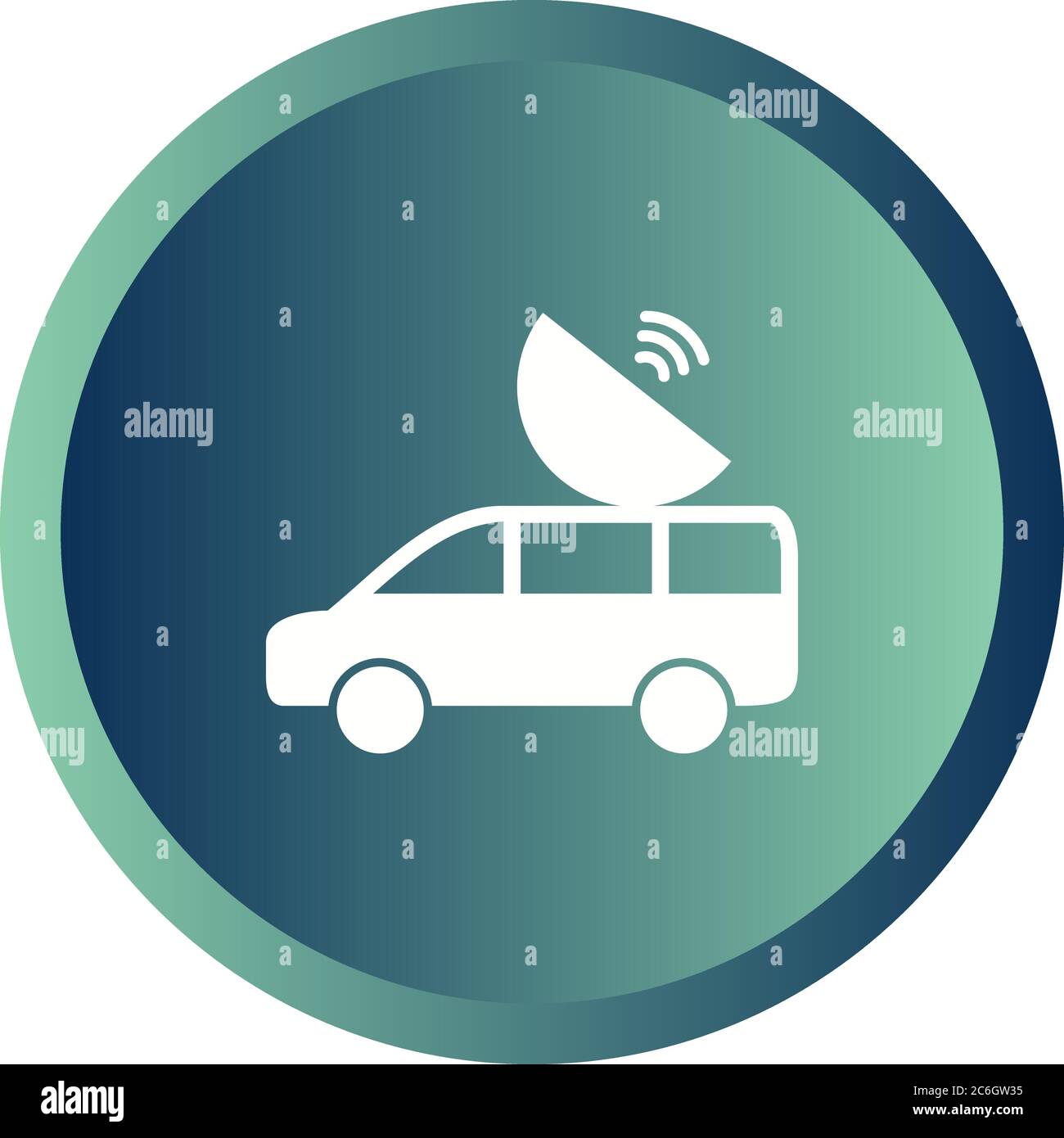 Unique Satellite Car Vector Glyph Icon Stock Vector Image & Art - Alamy