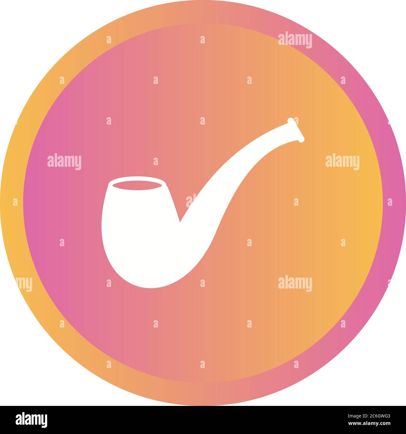 Unique Smoking Pipe Vector Glyph Icon Stock Vector Image & Art - Alamy