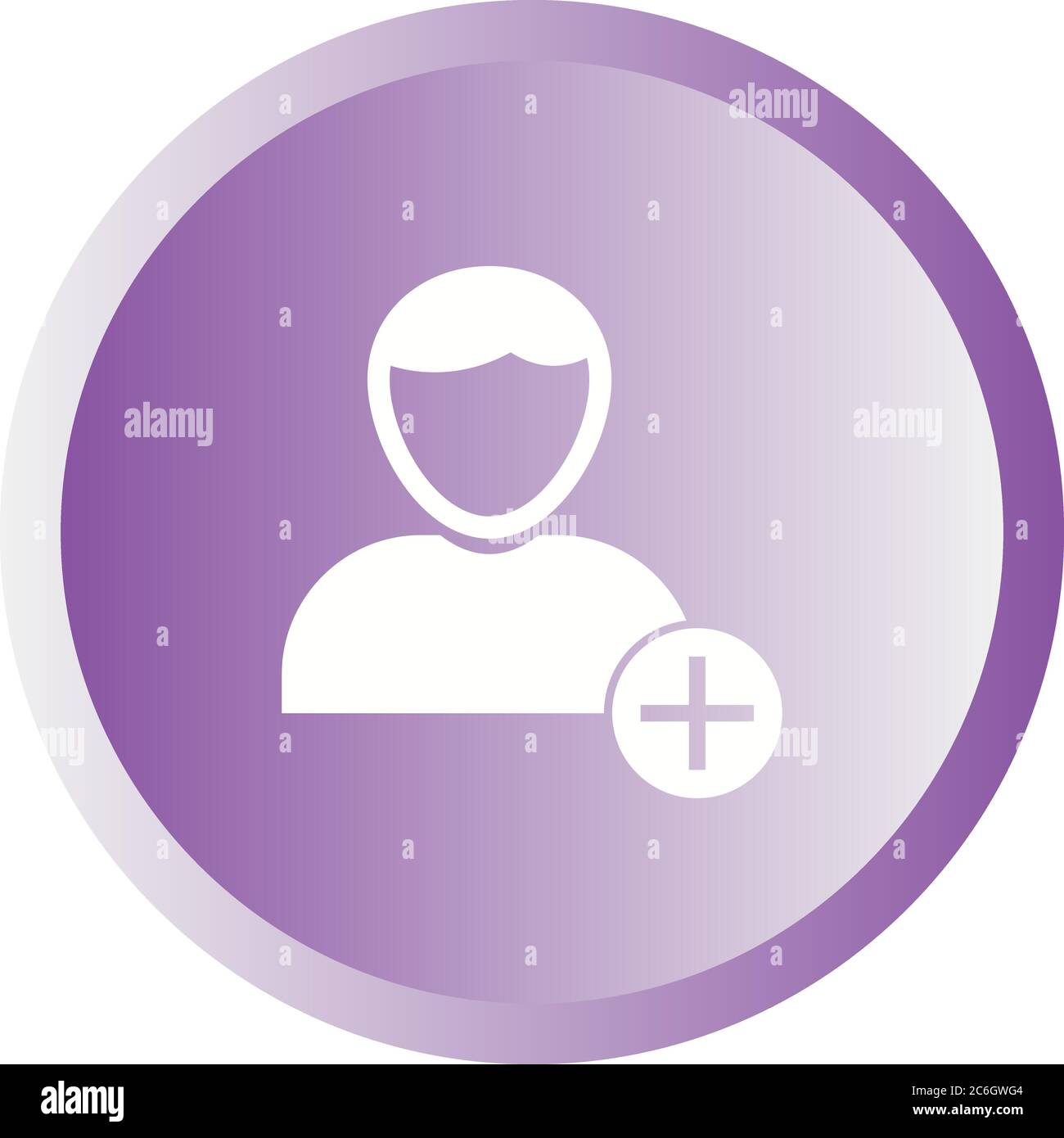 Unique Add Account Vector Glyph Icon Stock Vector Image & Art - Alamy