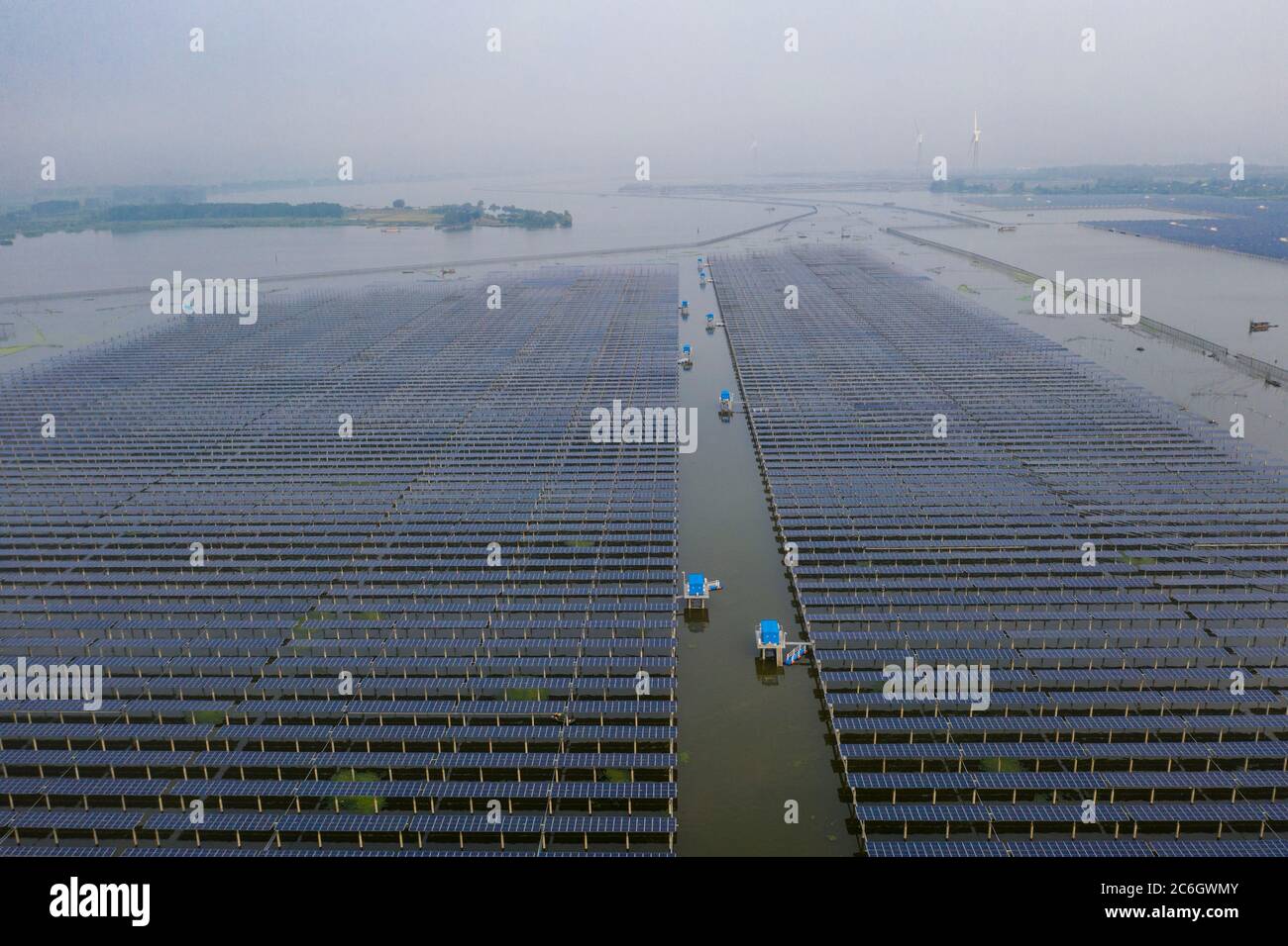 Photovoltaics lake china hi-res stock photography and images - Alamy