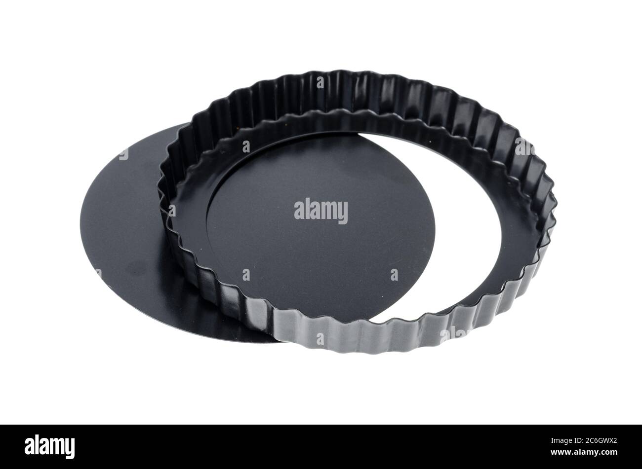 Teflon baking dish isolated on white background Stock Photo - Alamy