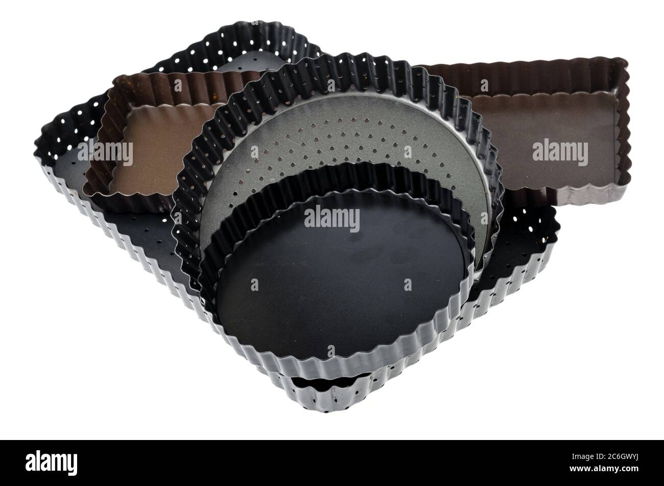 Teflon baking dish isolated on white background Stock Photo - Alamy