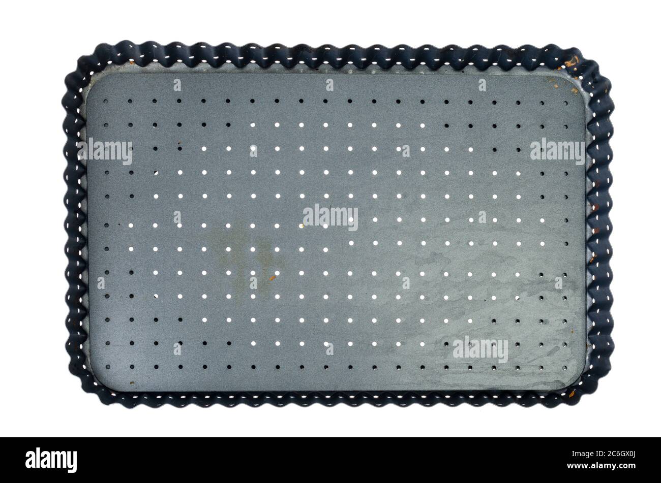 Teflon baking dish isolated on white background Stock Photo - Alamy