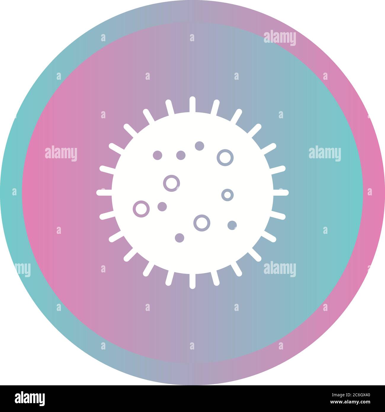 Unique Bacteria In Slide Vector Glyph Icon Stock Vector Image & Art - Alamy