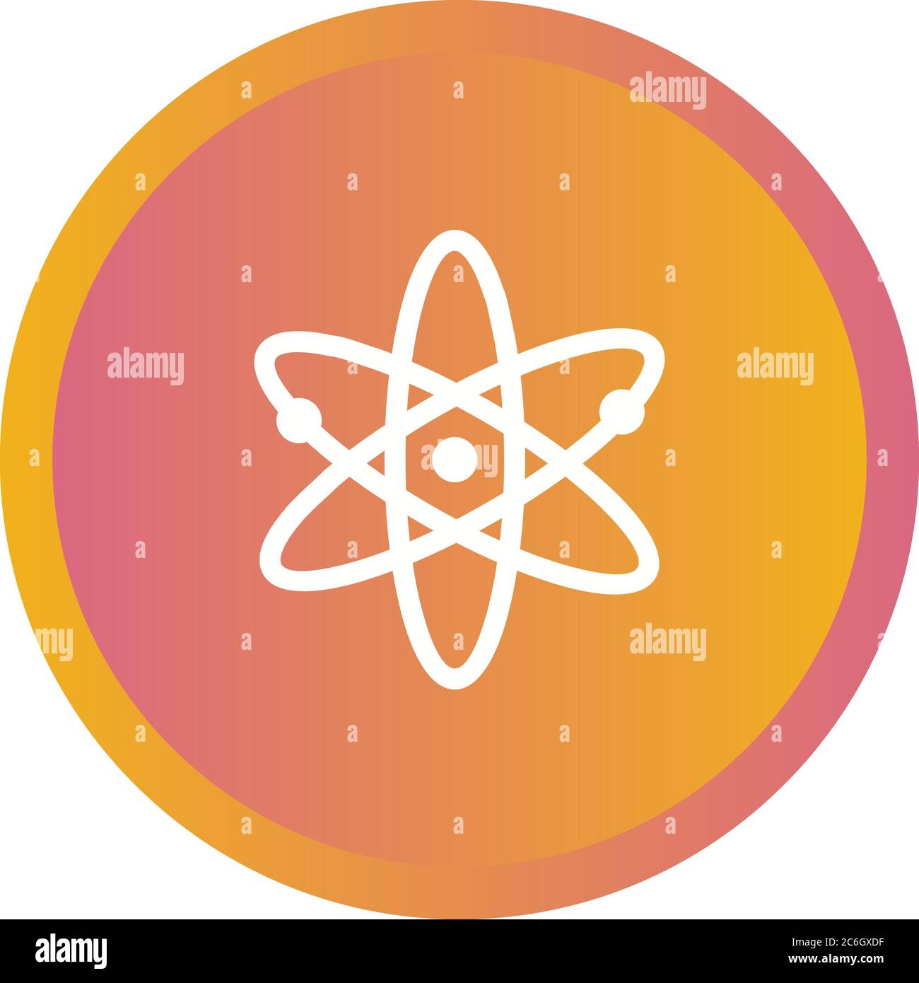 Unique Atomic Structure II Vector Glyph Icon Stock Vector Image & Art ...