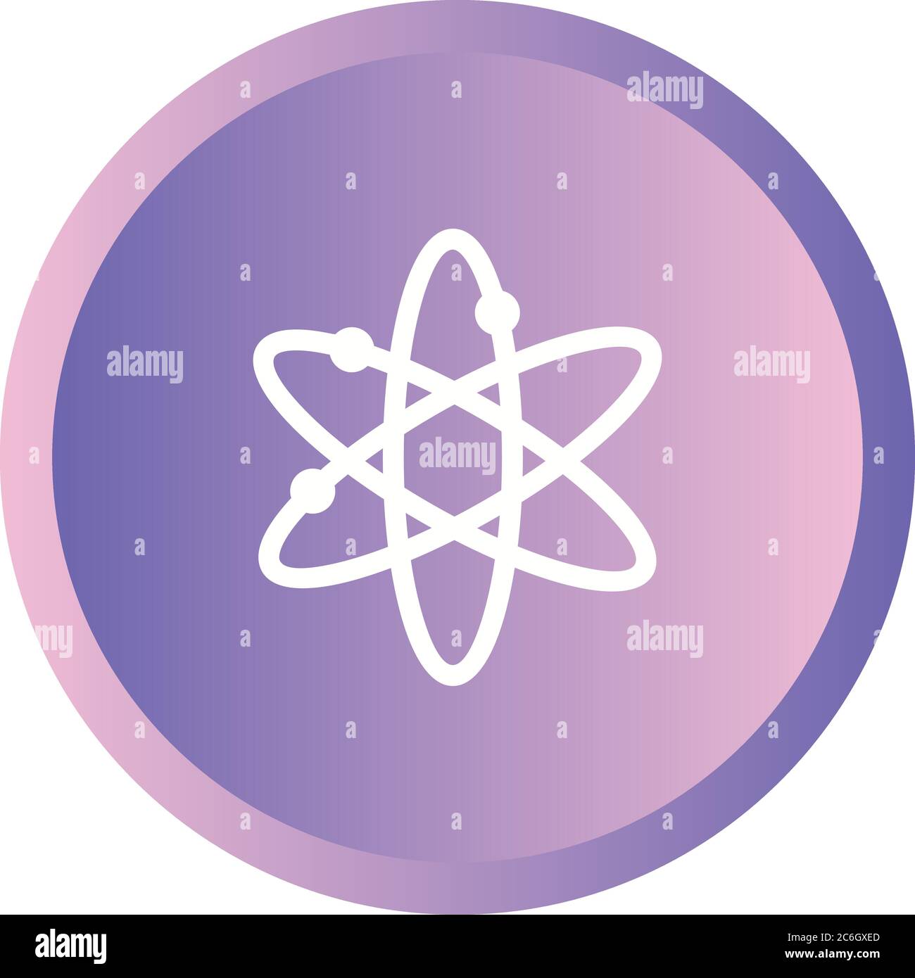 Atomic structure glyph hi-res stock photography and images - Alamy
