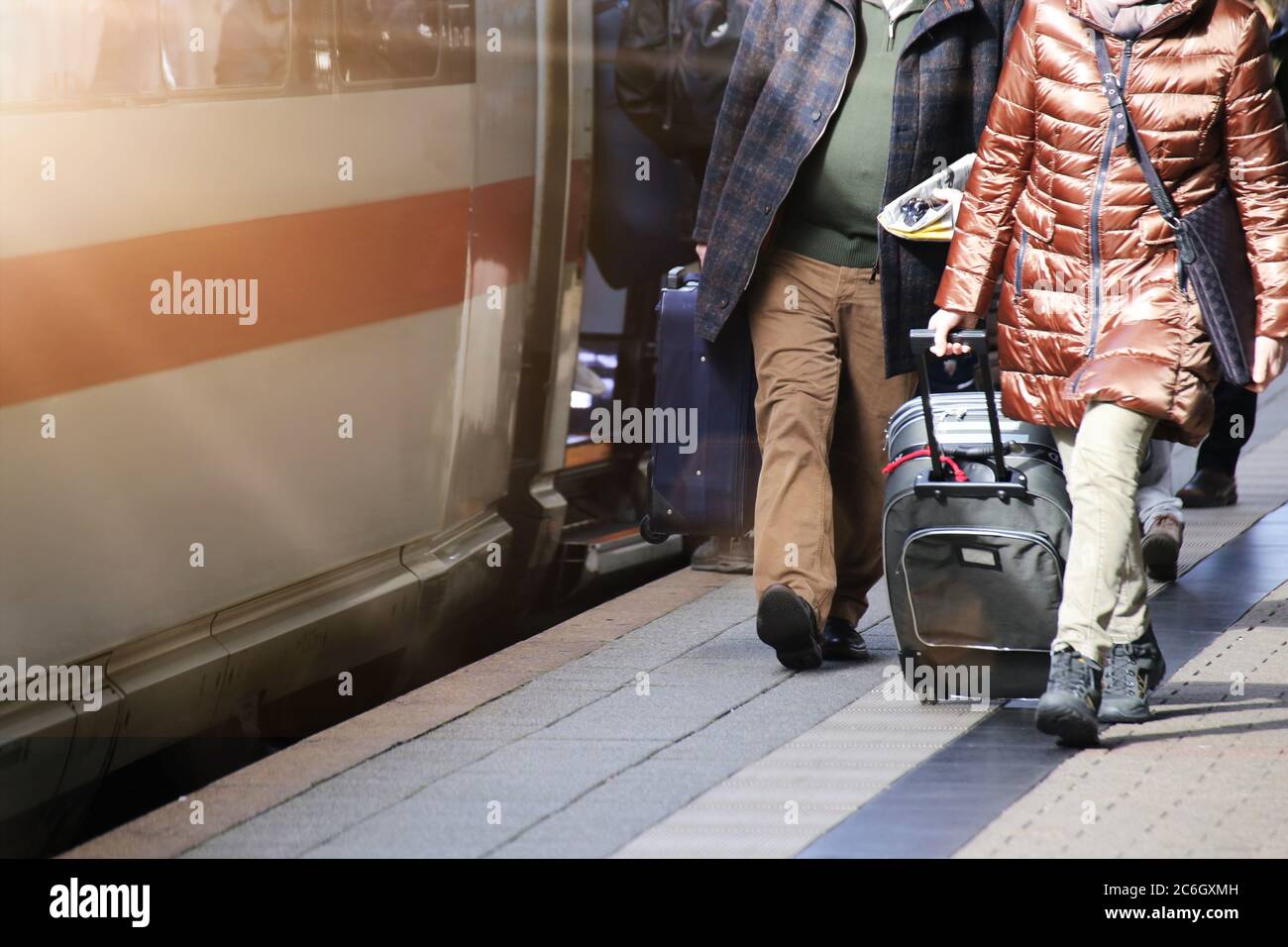 Long distance train station hi-res stock photography and images - Alamy