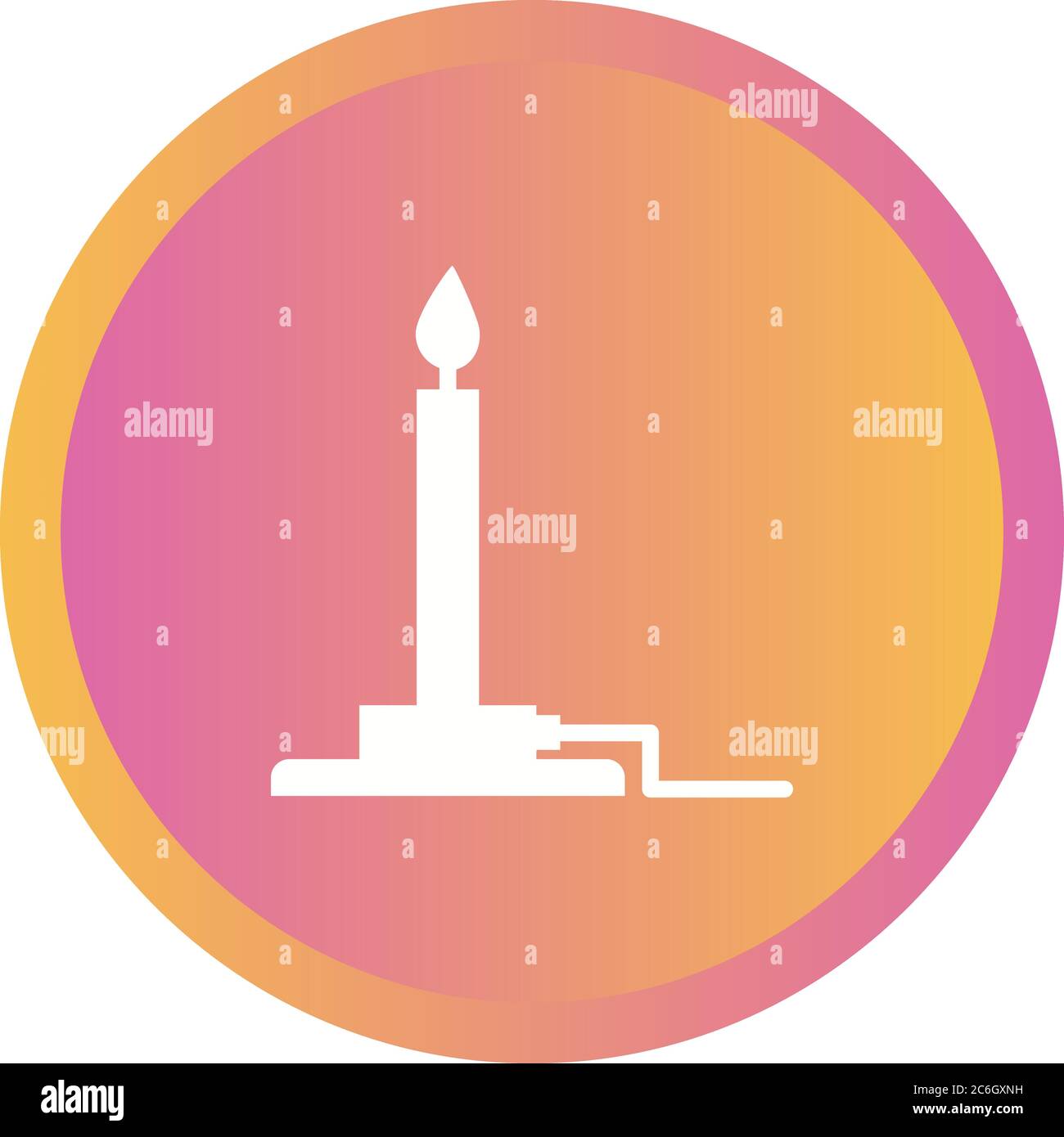 Unique Bunsen Burner Vector Glyph Icon Stock Vector Image & Art - Alamy