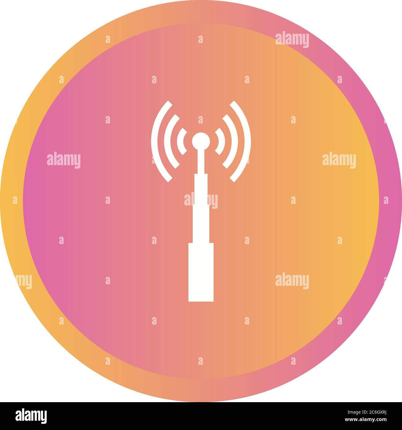 Unique Telecom Tower Vector Glyph Icon Stock Vector Image & Art - Alamy