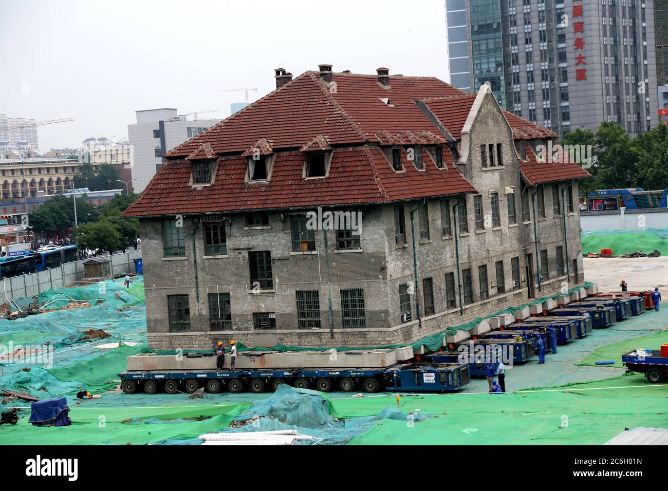 A local historic building, which is going to be totally moved 20 meters ...