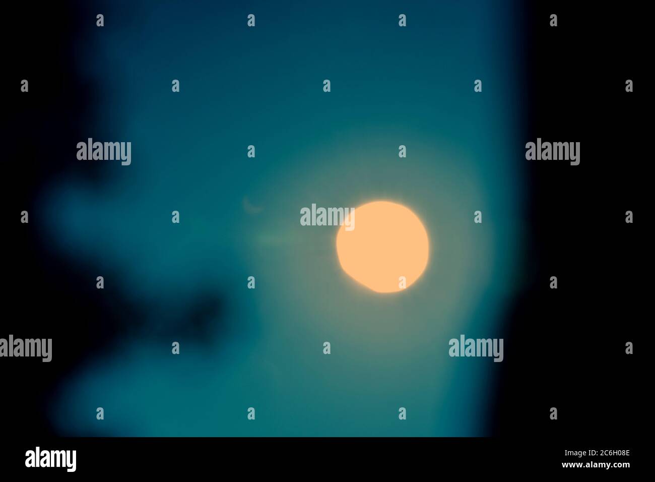 A solar eclipse is captured in Jinan city, east China's Shandong ...