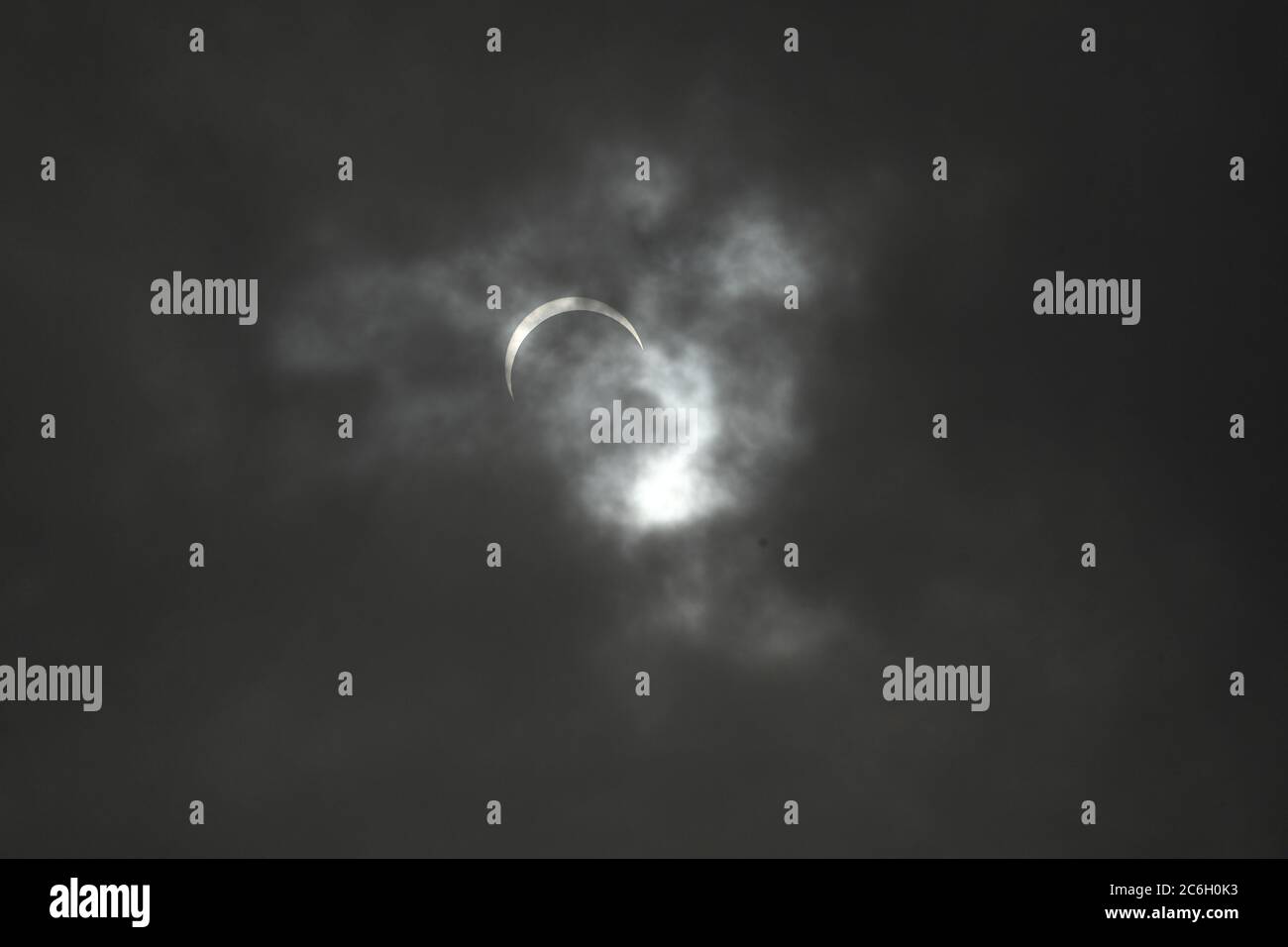 An annular solar eclipse is captured in Leiyang city, central China's ...