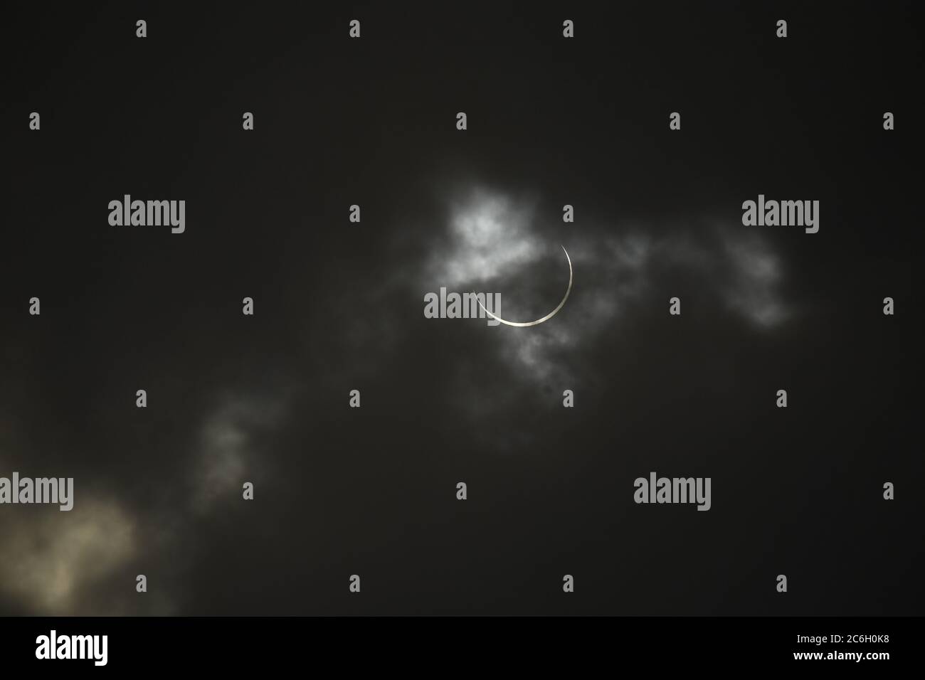 An annular solar eclipse is captured in Leiyang city, central China's ...