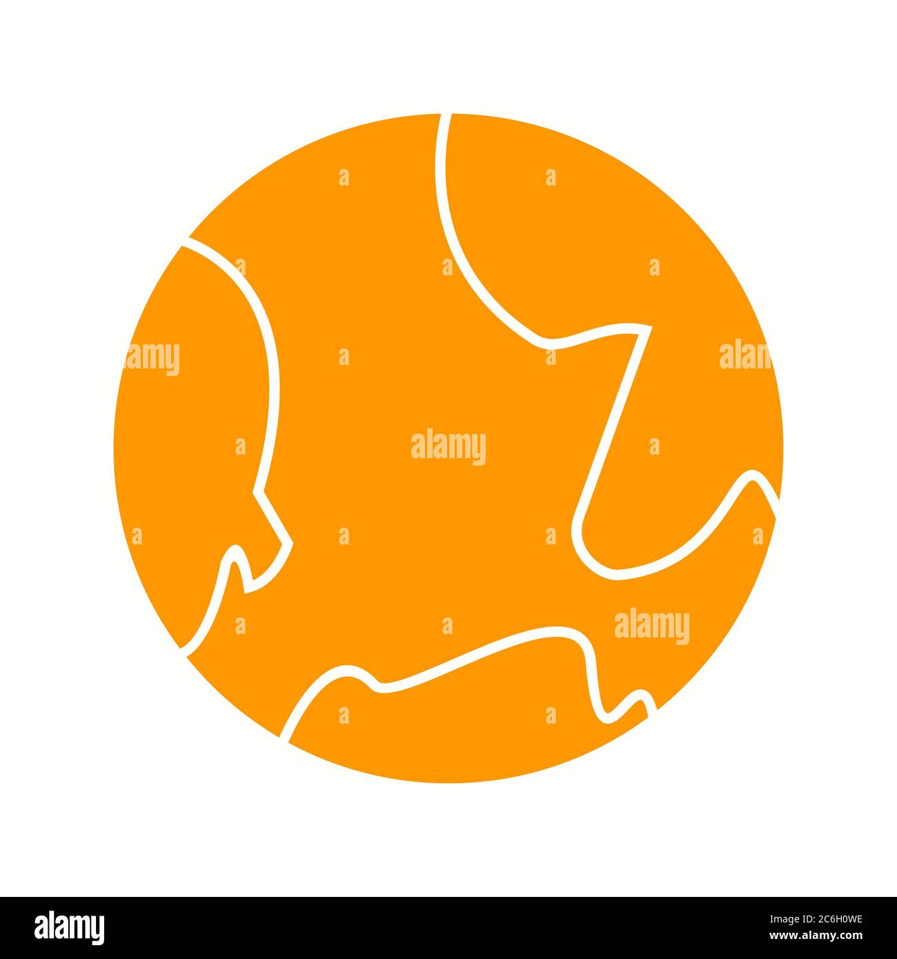 Unique Earth Vector Glyph Icon Stock Vector Image & Art - Alamy