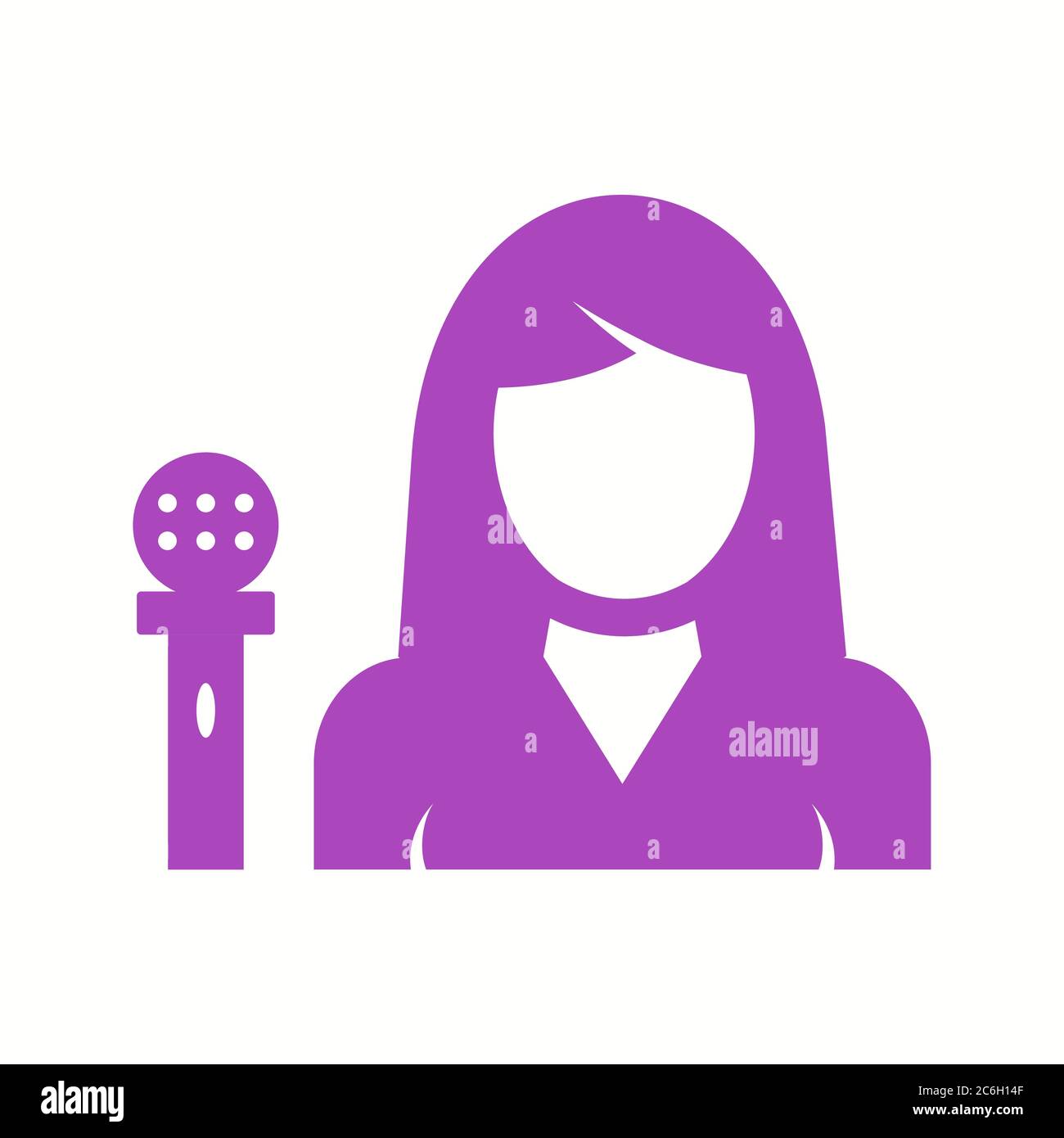 Female anchors Stock Vector Images - Alamy