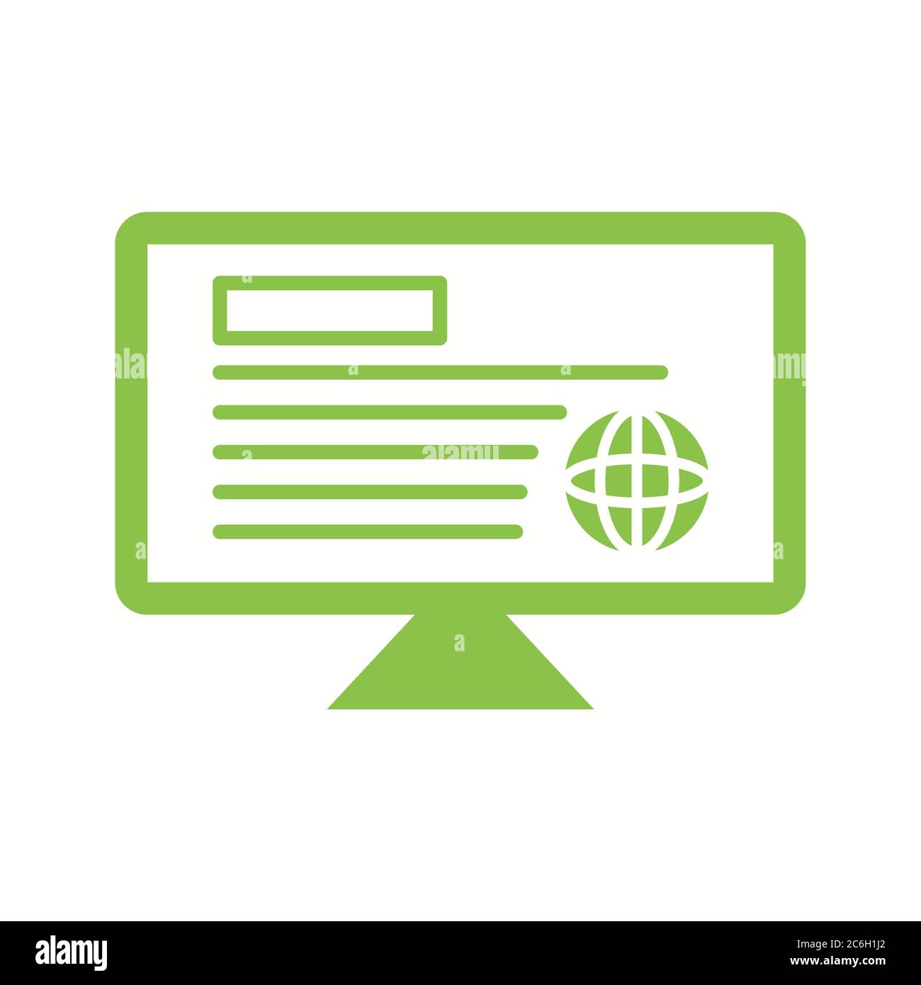 Unique Reading News Online Vector Glyph Icon Stock Vector Image & Art ...