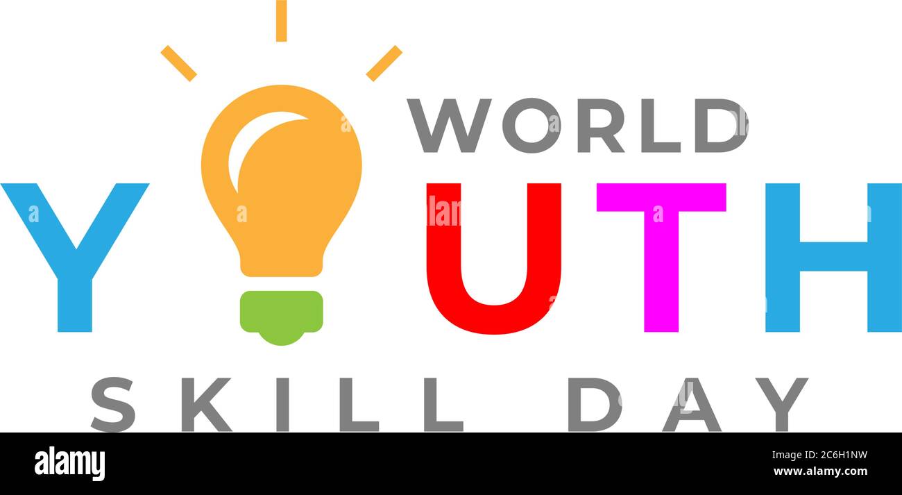 Logo Design for celebrating World Youth Skills Day in Vector ...
