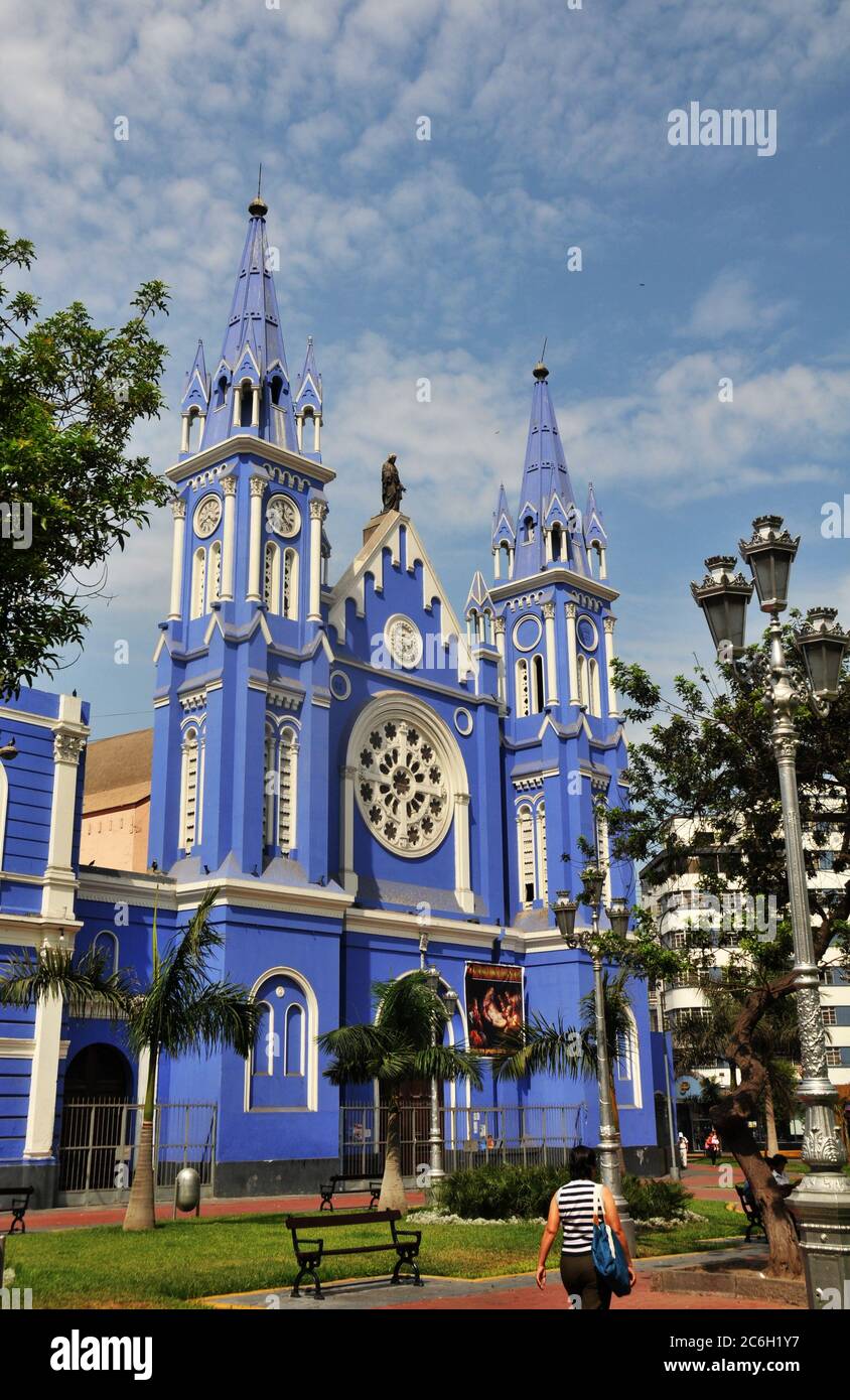 church, Lima, Peru Stock Photo - Alamy