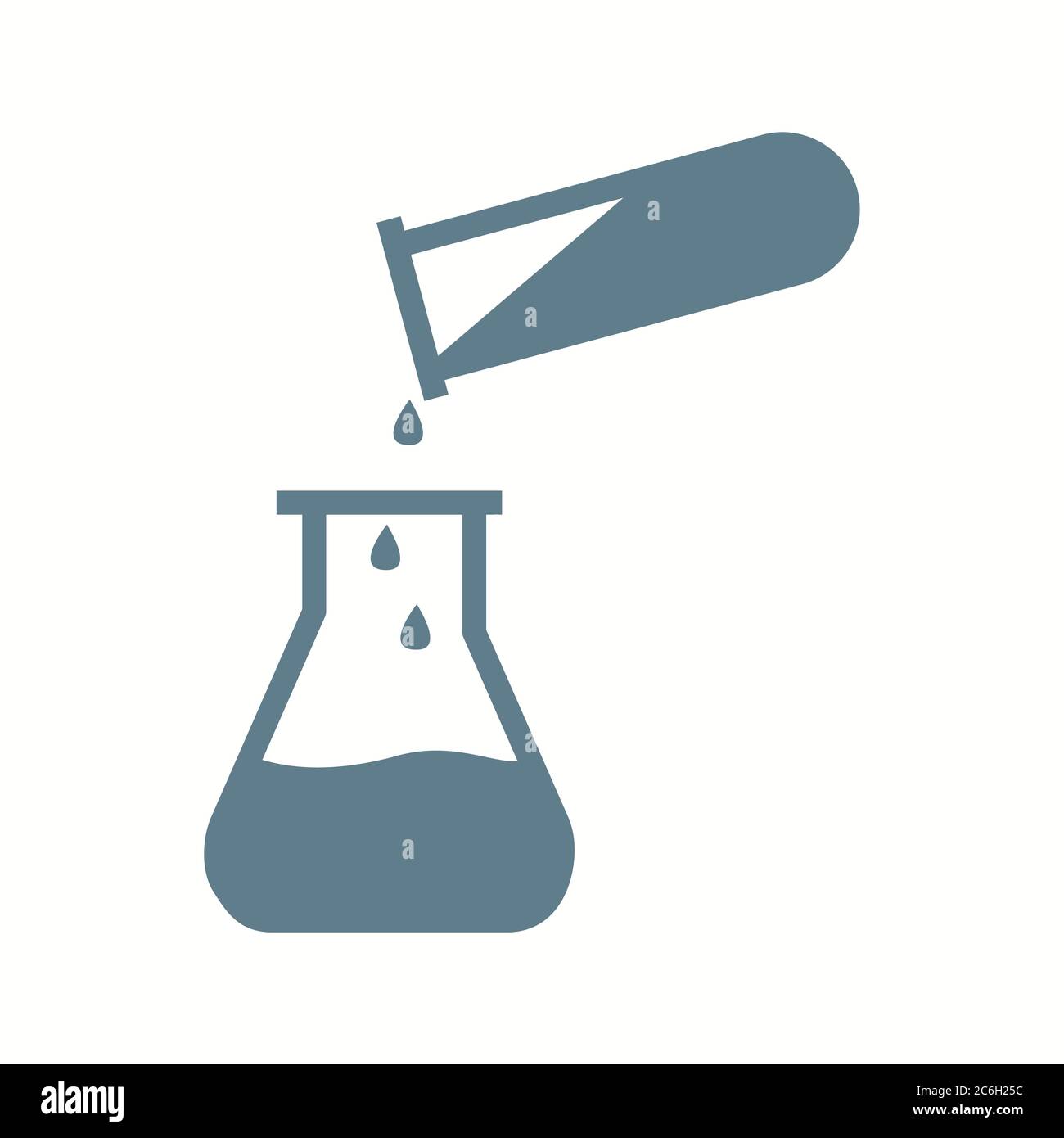 Beaker pouring Stock Vector Images - Alamy