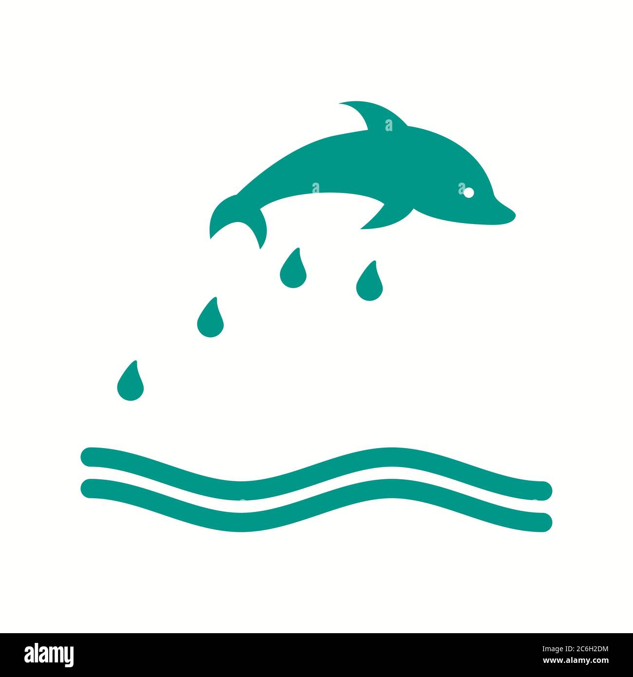 Unique Dolphin Vector Glyph Icon Stock Vector Image & Art - Alamy