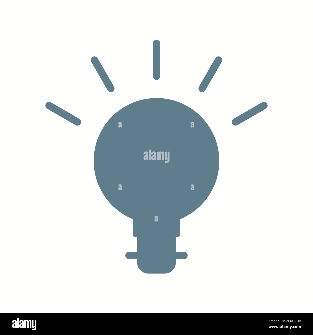 Unique Bulb Vector Glyph Icon Stock Vector Image & Art - Alamy