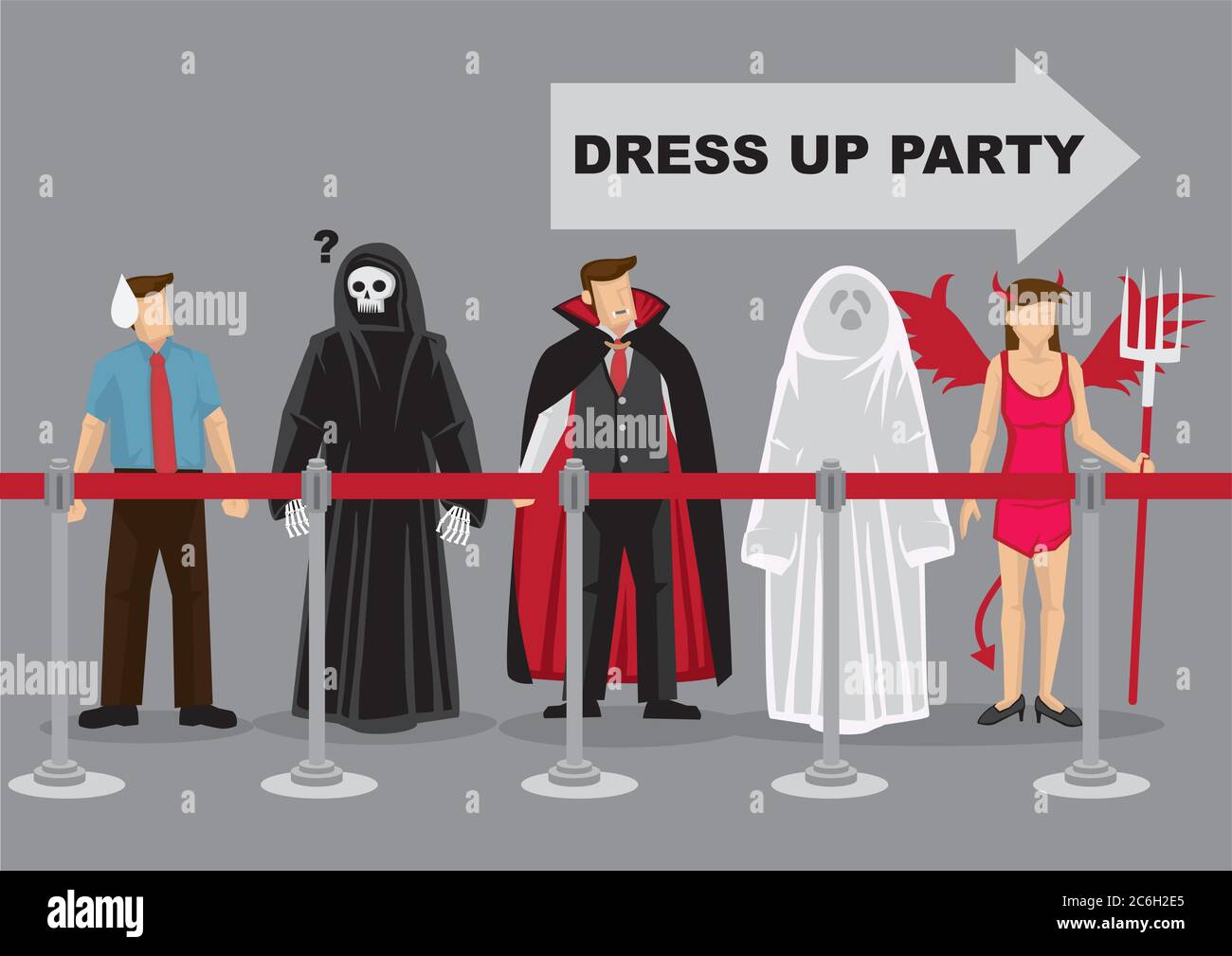 Fancy dress costume party Stock Vector Images - Alamy