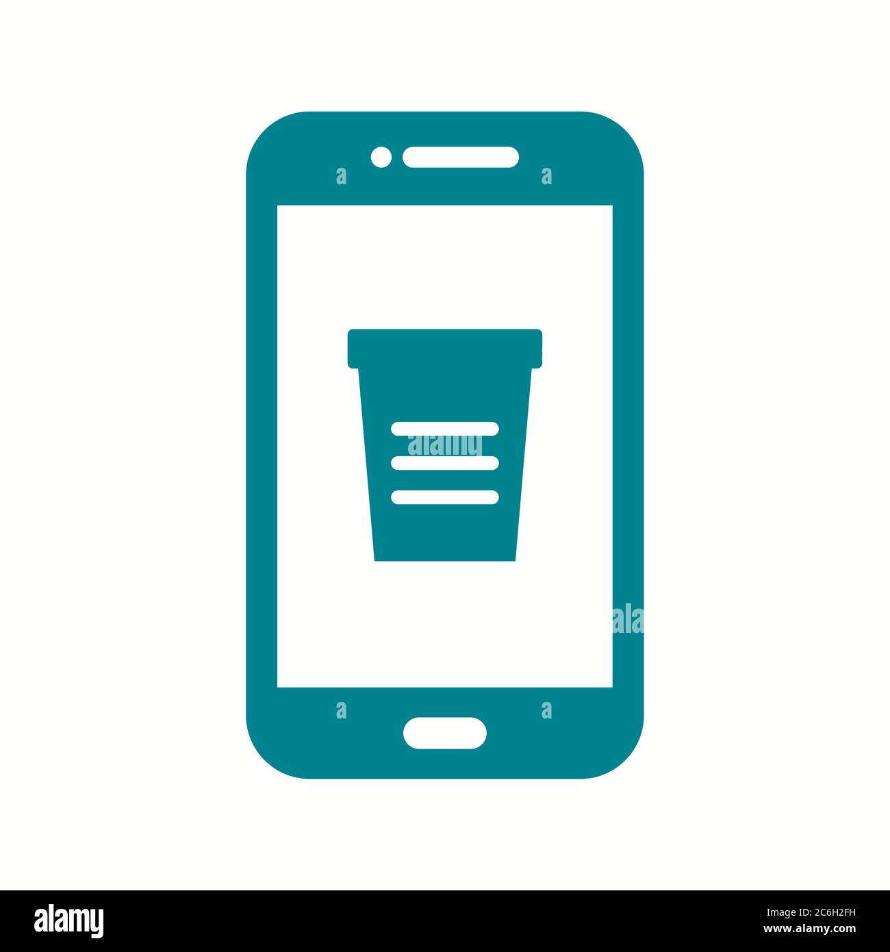 Mobile phone recycle bin Stock Vector Images - Alamy
