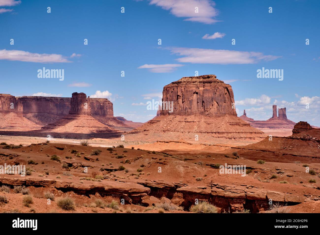 Landscape of Monument valley. Navajo tribal park, USA Stock Photo - Alamy