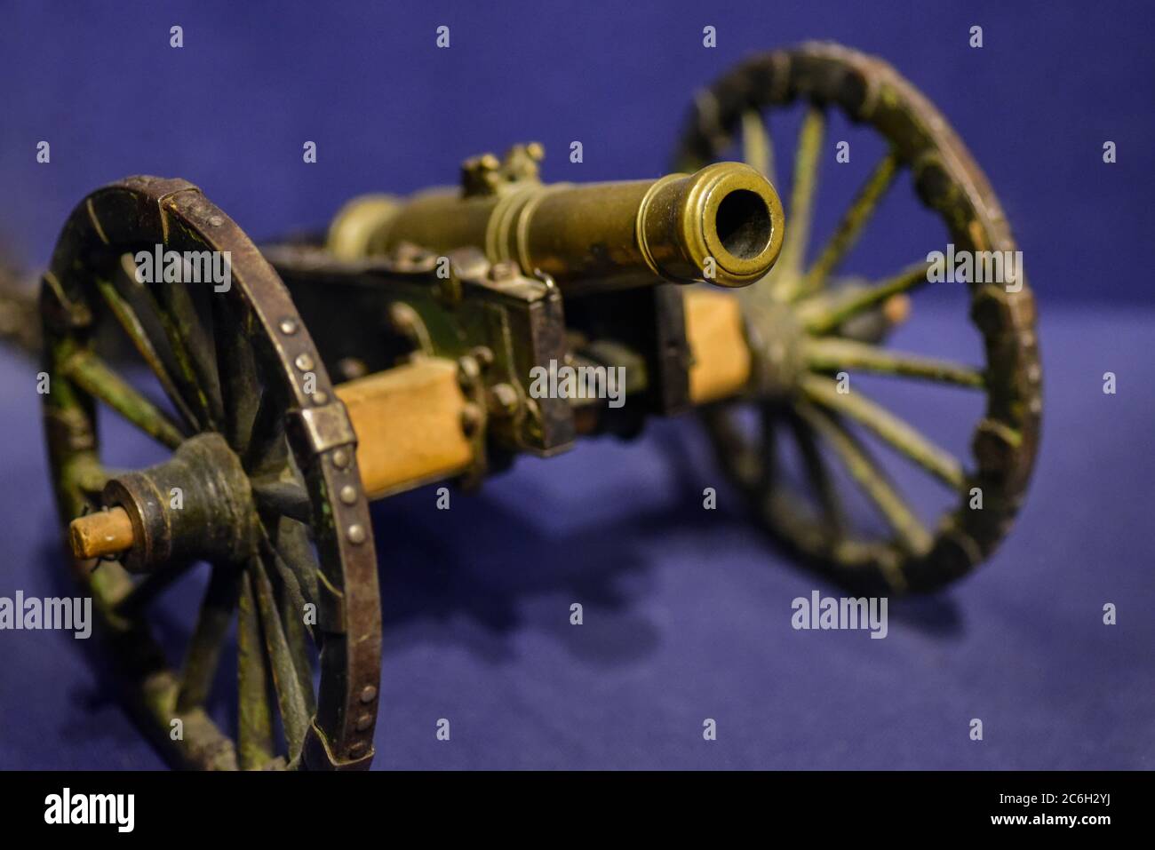 The ancient cannon of the Russian army Stock Photo - Alamy