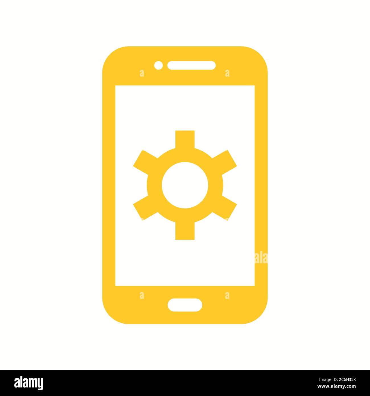 Unique Settings Vector Glyph Icon Stock Vector Image & Art - Alamy