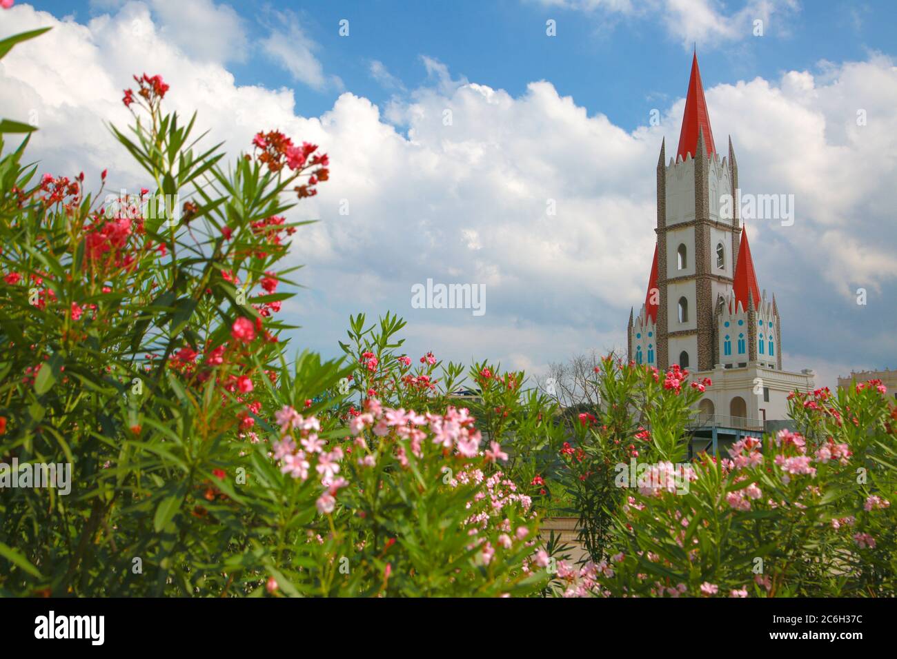 Recently, a gothic style church located in Tingzi dock along Yongjiang ...