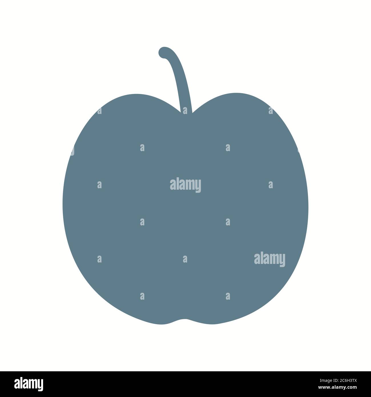 Unique Apple Vector Glyph Icon Stock Vector Image & Art - Alamy