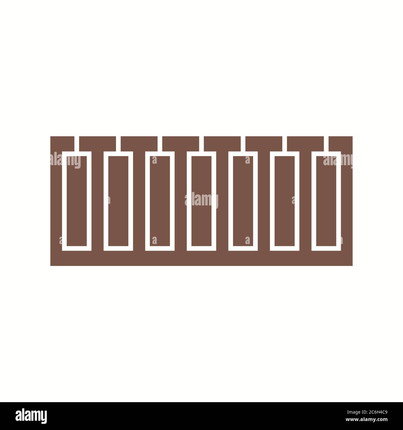 Unique Piano Keys Vector Glyph Icon Stock Vector Image & Art - Alamy