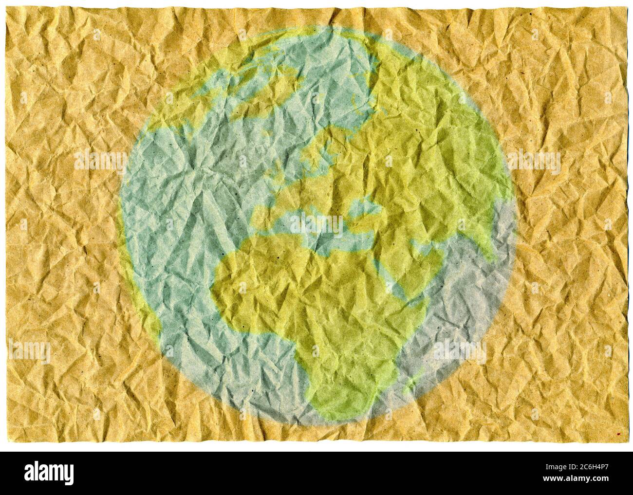 world on paper Stock Photo - Alamy