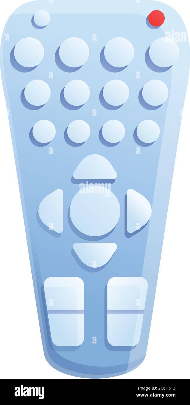 Grey remote control icon. Cartoon of grey remote control vector icon ...