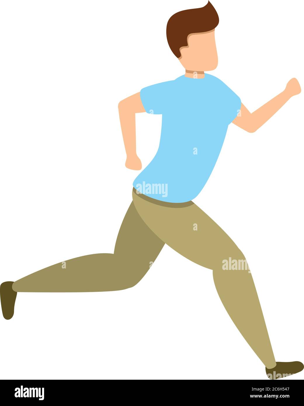 Running icon. Cartoon of running vector icon for web design isolated on ...