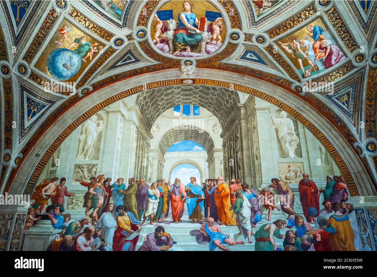 School Of Athens Fresco Vatican High Resolution Stock Photography and ...